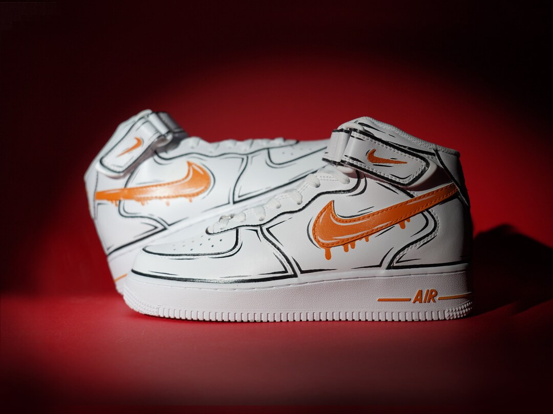 Custom Sneakers Custom Air Force 1 Custom Shoes Custom High - Etsy
