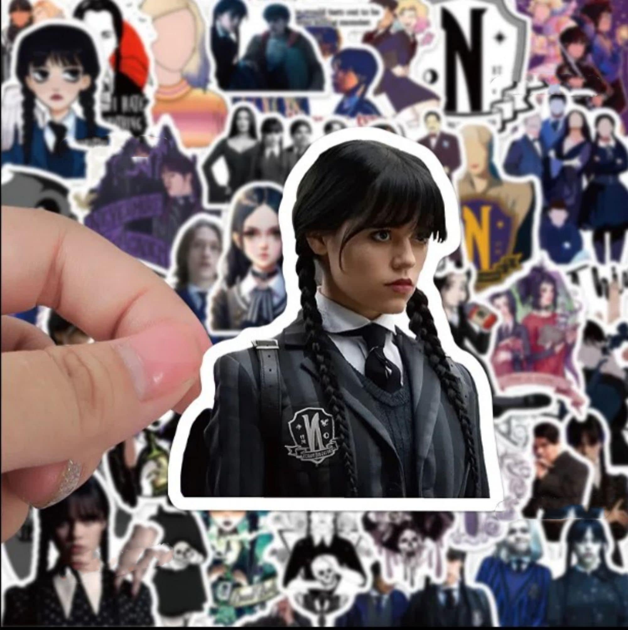 Wednesday Addams Stickers sold by Alhassan | SKU 40039920 | Printerval
