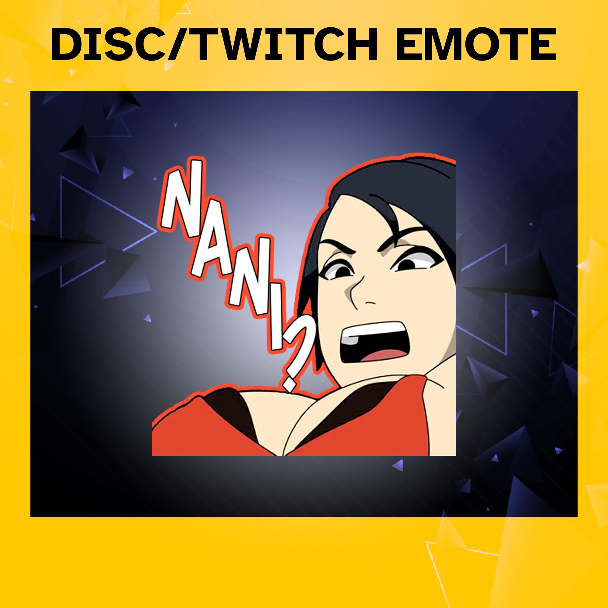NANI Ada Wong Emote Custom Twitch Emotes Funny Girl Emotes - Etsy