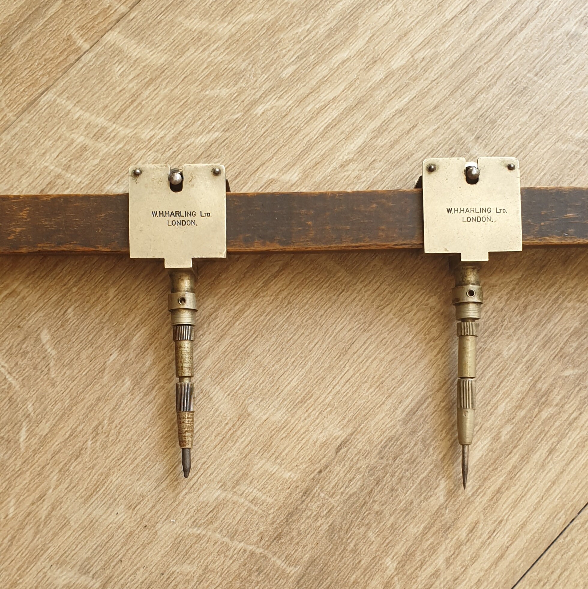 Vintage 1930's Beam Compass - Draughtsman's Tool by W.h.harling ...