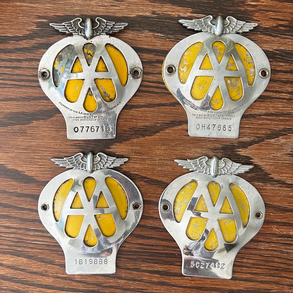 Vintage Aa Badge - Etsy UK