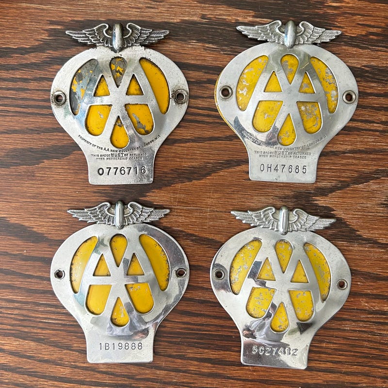 Vintage Aa Badge - Etsy UK
