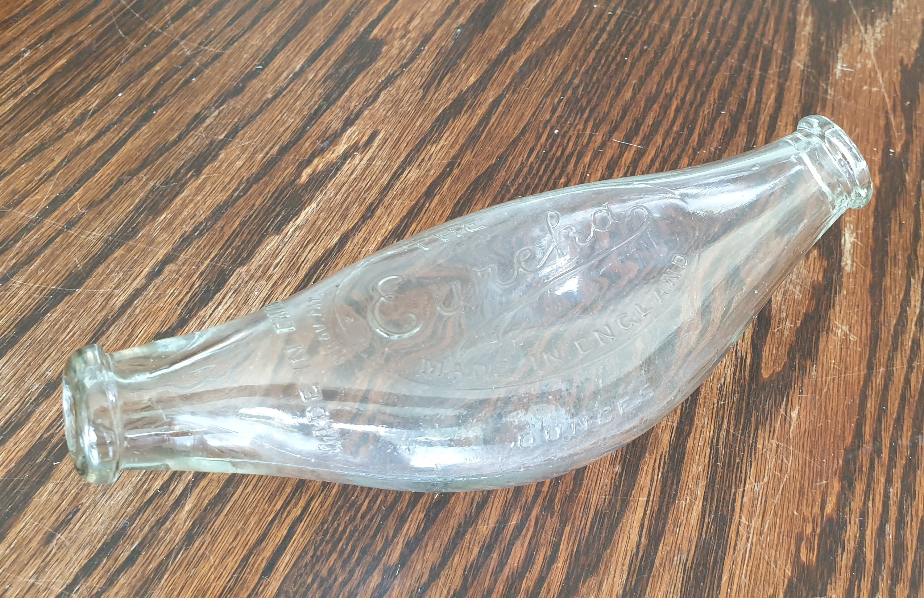 Vintage 1930's Collectable Eureka Glass Double End Baby Feeding Bottle ...