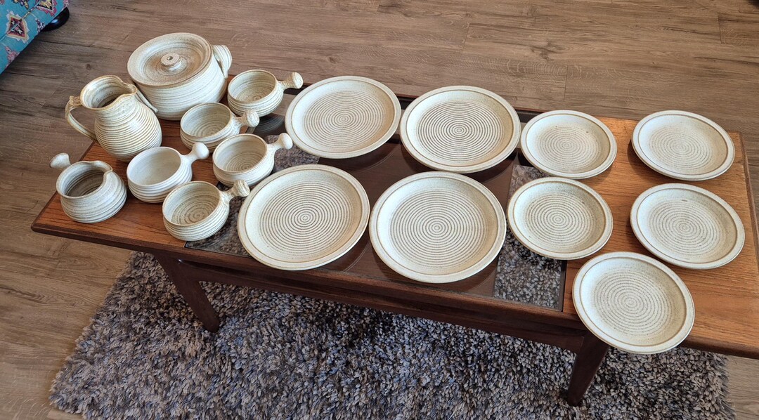 Vintage 1970s Grayshott Studio Pottery Beautiful Hand Made Tableware ...