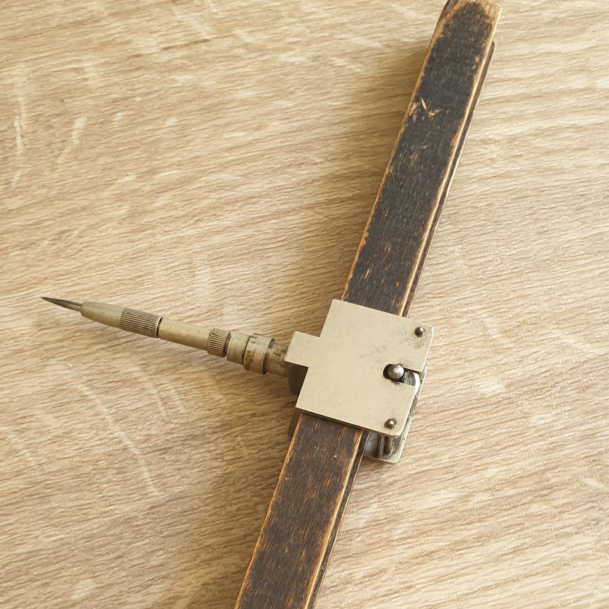 Vintage 1930's Beam Compass - Draughtsman's Tool by W.h.harling ...