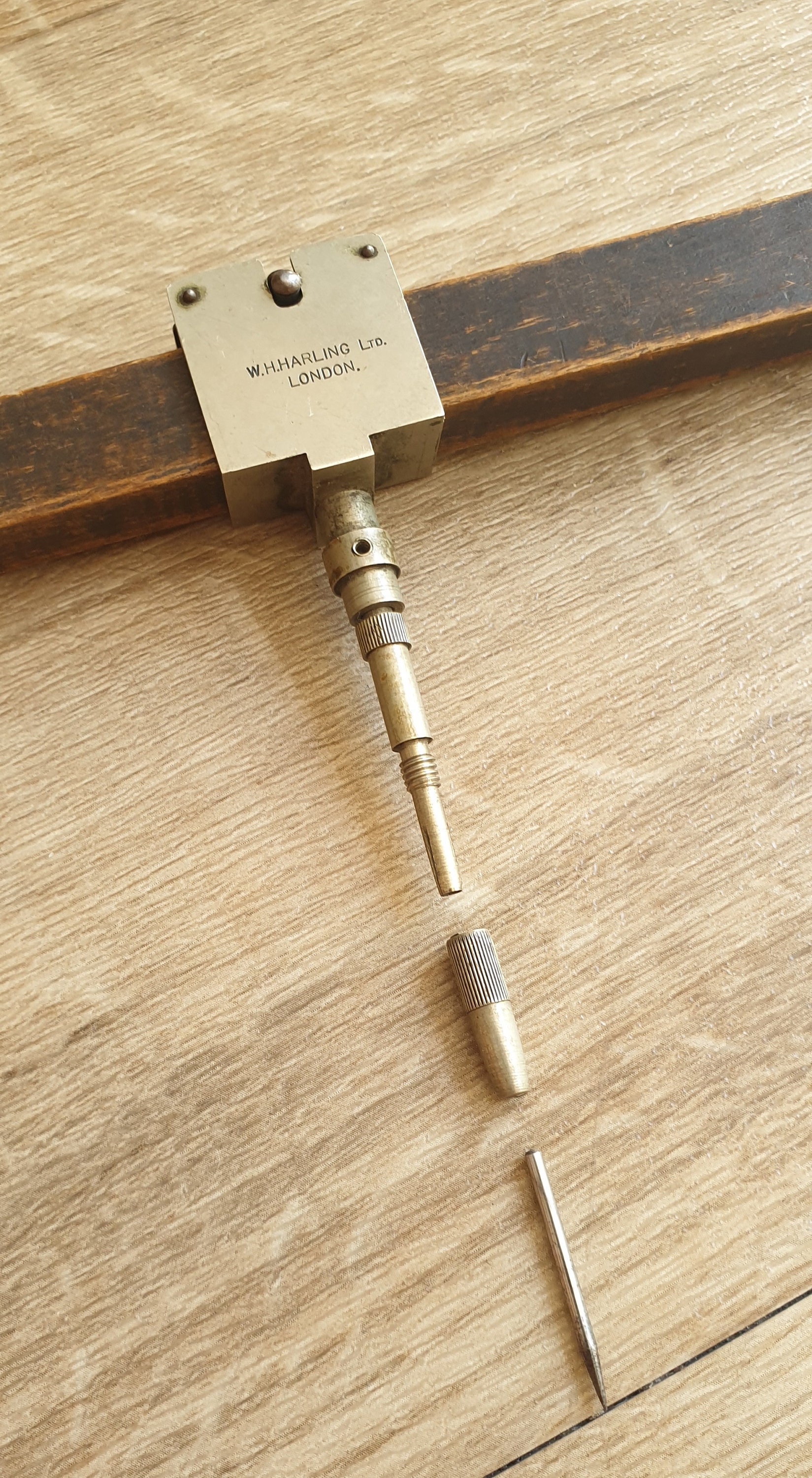 Vintage 1930's Beam Compass - Draughtsman's Tool by W.h.harling ...