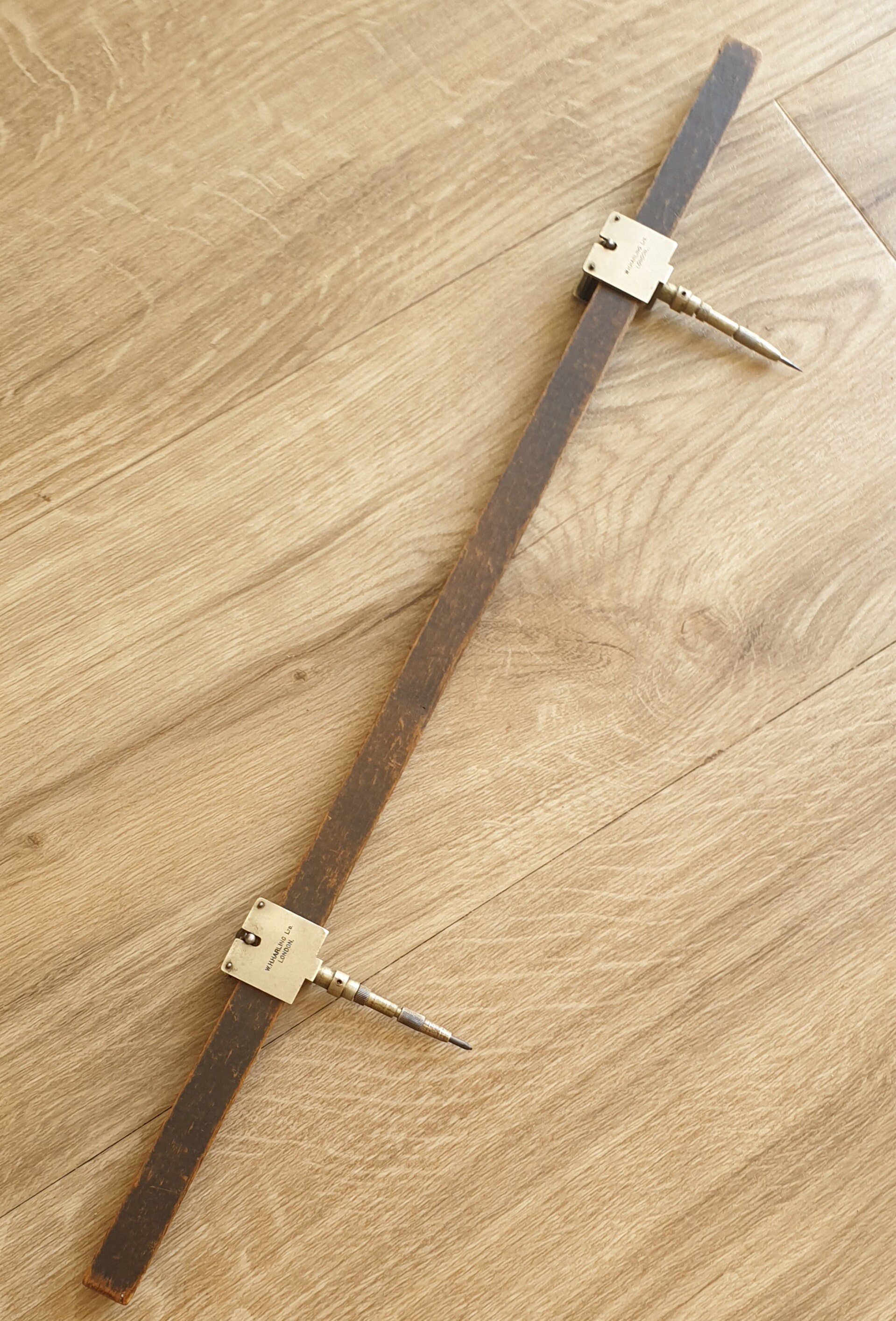 Vintage 1930's Beam Compass - Draughtsman's Tool by W.h.harling ...