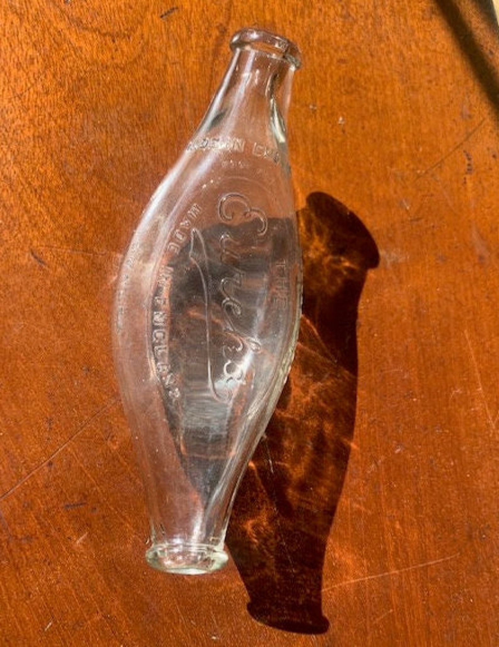 Vintage 1930's Collectable Eureka Glass Double End Baby Feeding Bottle ...