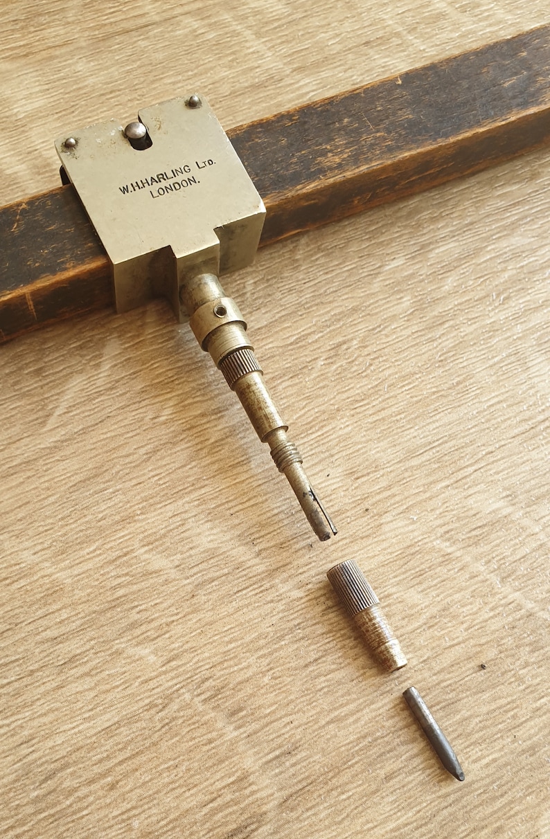 Vintage 1930's Beam Compass - Draughtsman's Tool by W.h.harling ...