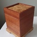 Handmade Sapele Box, Oak Veneer and Base - Etsy