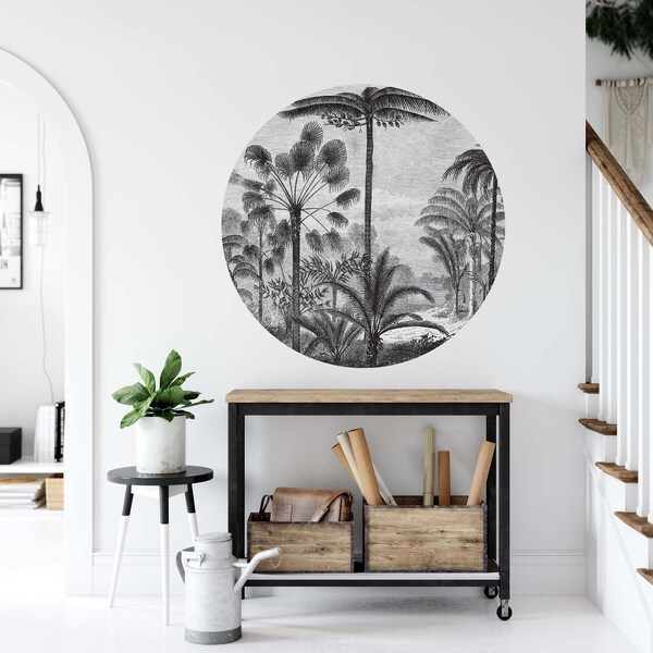 Round Wall Decal - Etsy UK