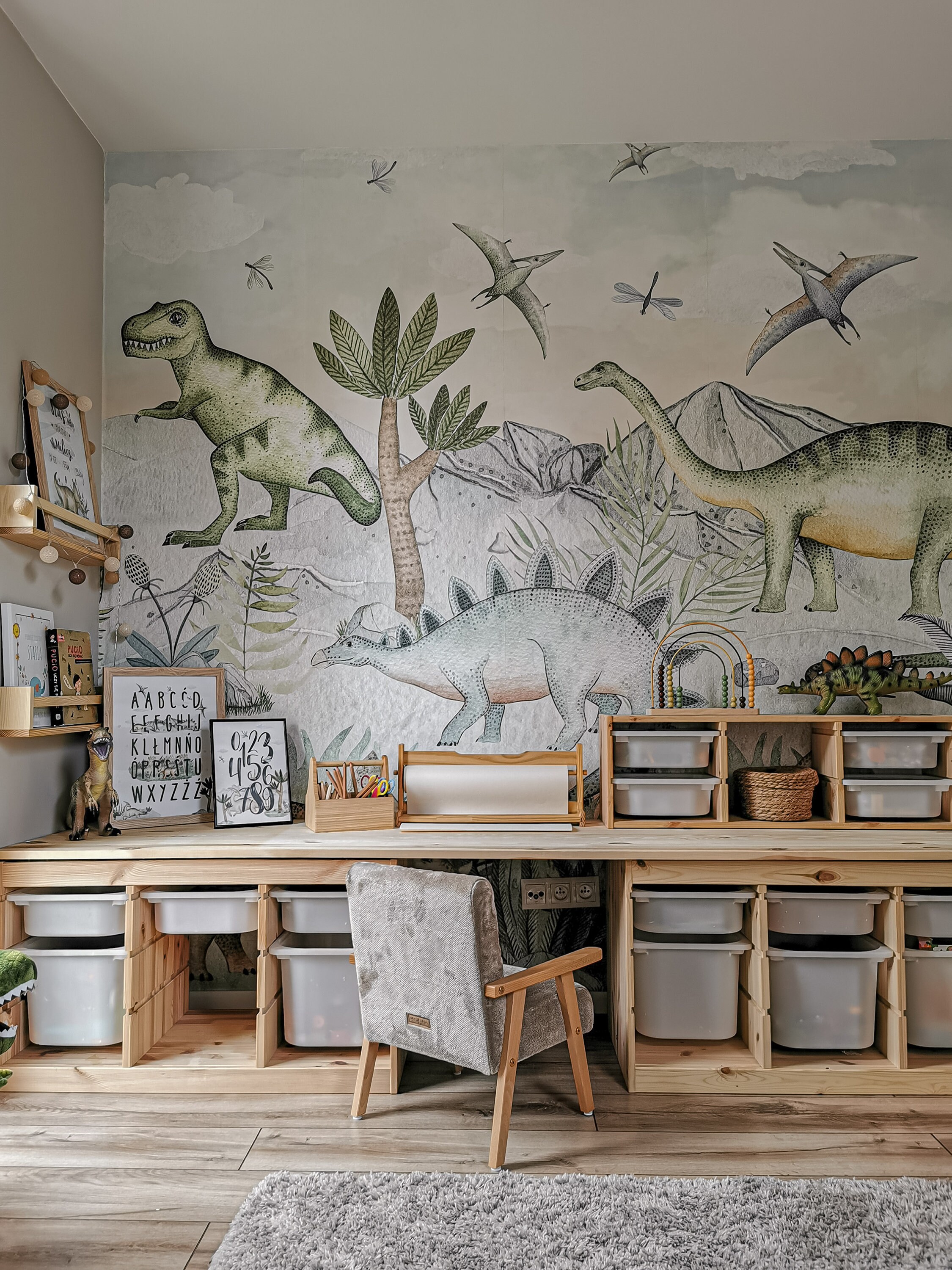 Yokodesign Vinyl Wallpaper Dino World Dinosaurs - Etsy