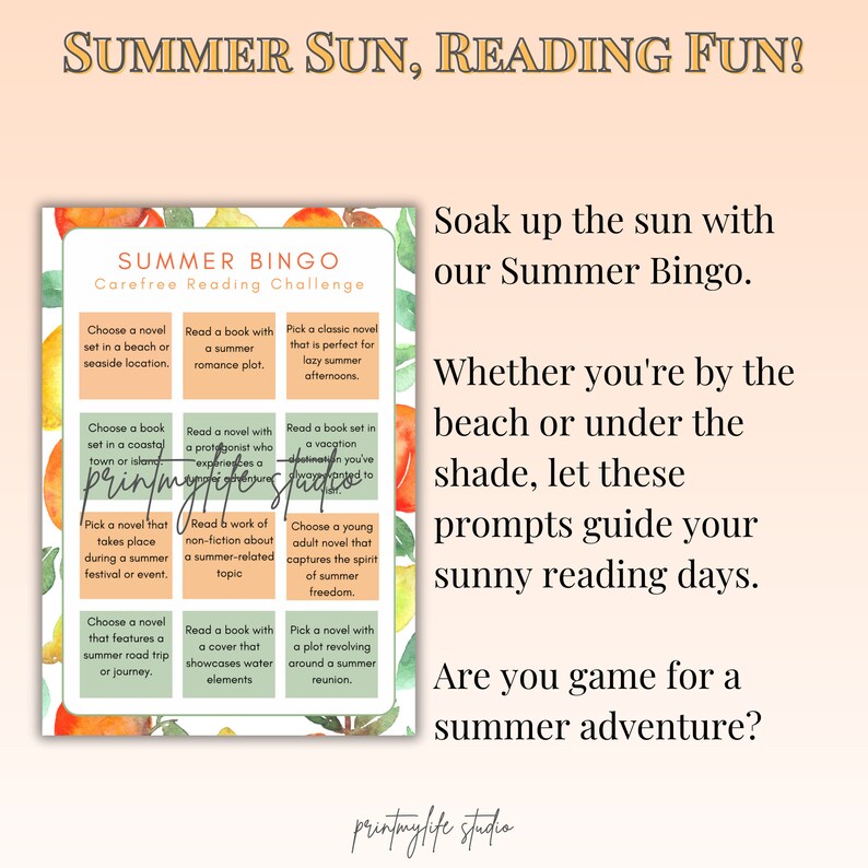 Book Bingo 2024 Monthly Reading Challenge Reading Journal Christmas ...