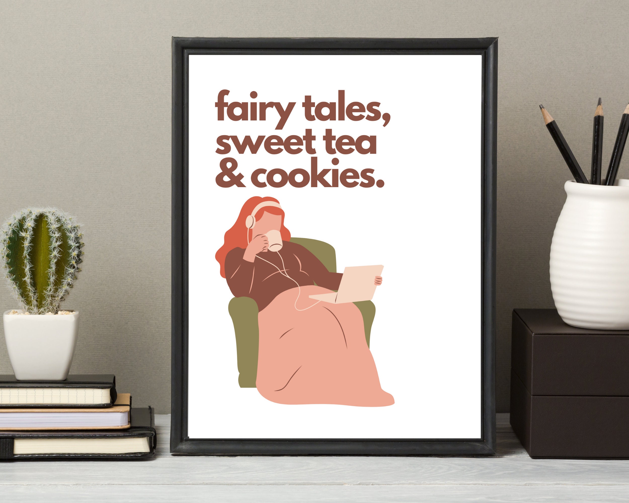 Minimalist Book Print Woman Reading Poster With a Quote - Etsy