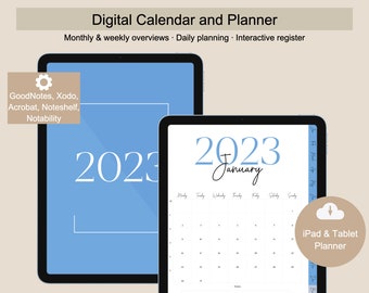 2023 Simple Digital Planner English for Goodnotes Xodo - Etsy