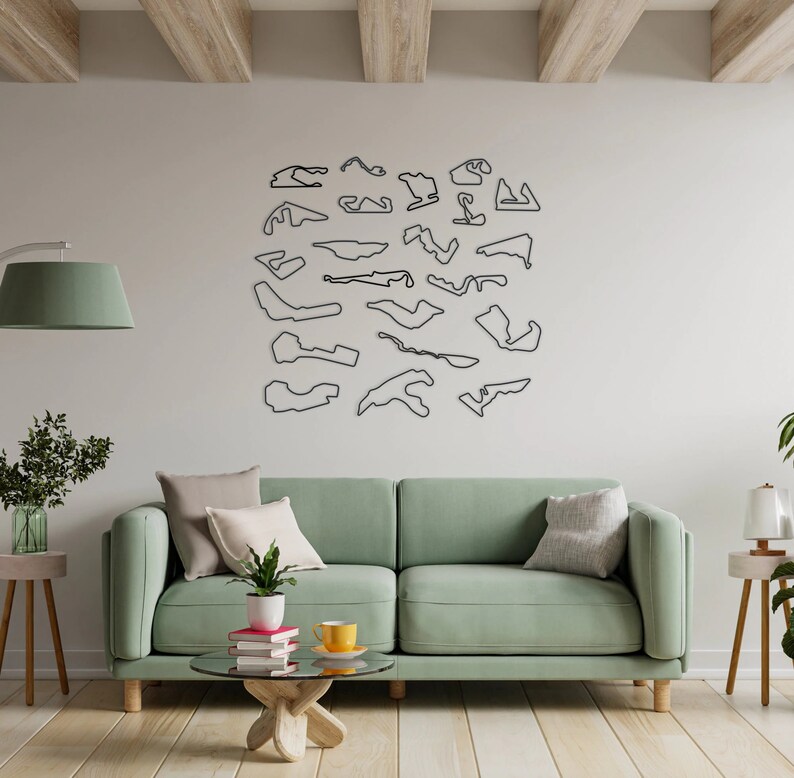 2024 F1 Tracks Collection Made From Plywood, Grand Prix Circuit, F1 ...