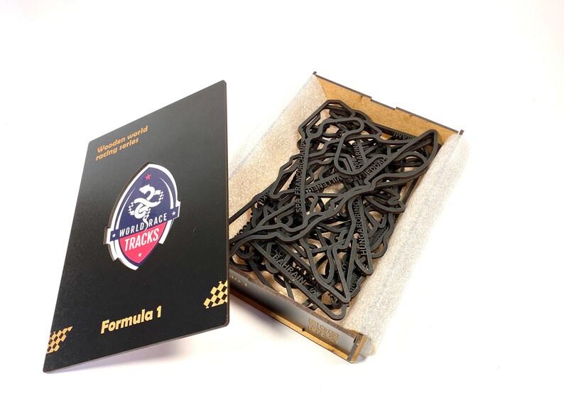 2024 F1 Tracks Collection Made From Plywood, Grand Prix Circuit, F1 ...
