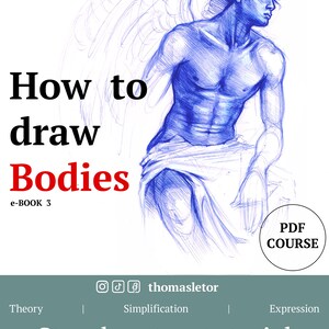 Advanced Constructive Figure Drawing Tutorial by Artist Thomas Letor ...