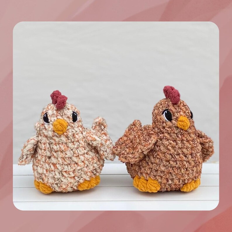 Chai the Chicken Crochet PATTERN | Crochet Chicken Pattern | Low Sew ...