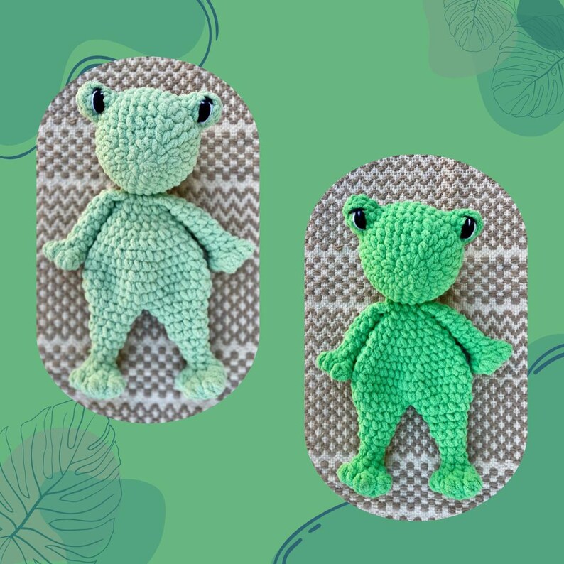 Frog Lovey Crochet Pattern: No Sew Baby Toy (PDF Pattern) - Etsy