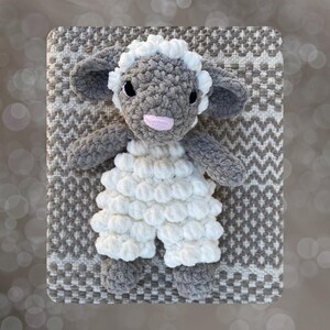 Lamb Lovey Crochet Pattern: No Sew Baby Toy (PDF Pattern) - Etsy