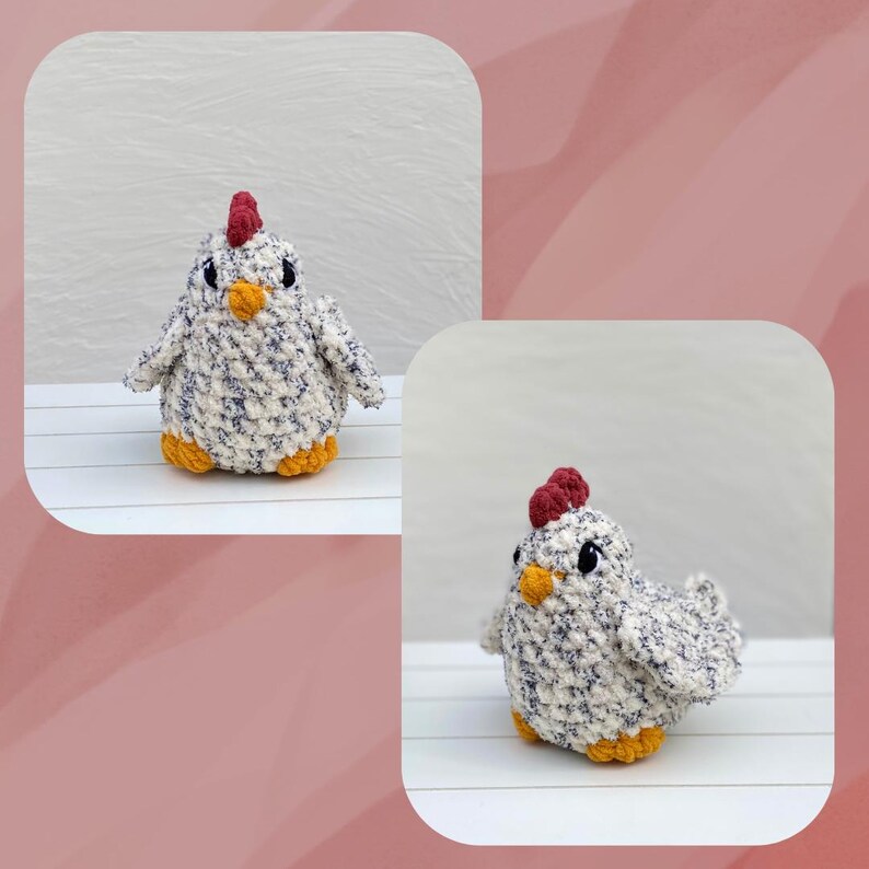 Chai the Chicken Crochet PATTERN | Crochet Chicken Pattern | Low Sew ...