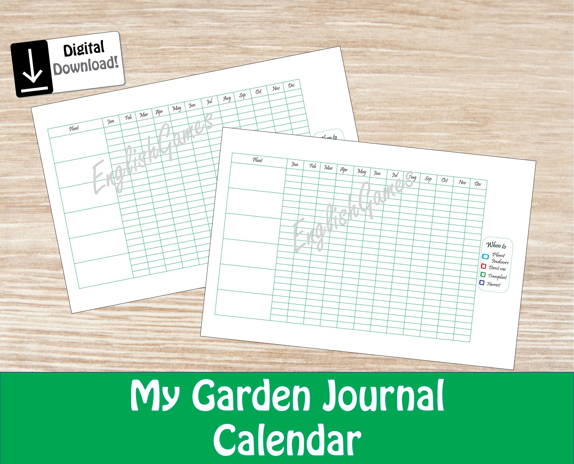 My Garden Journal: Personal Gardening Handbook - Etsy