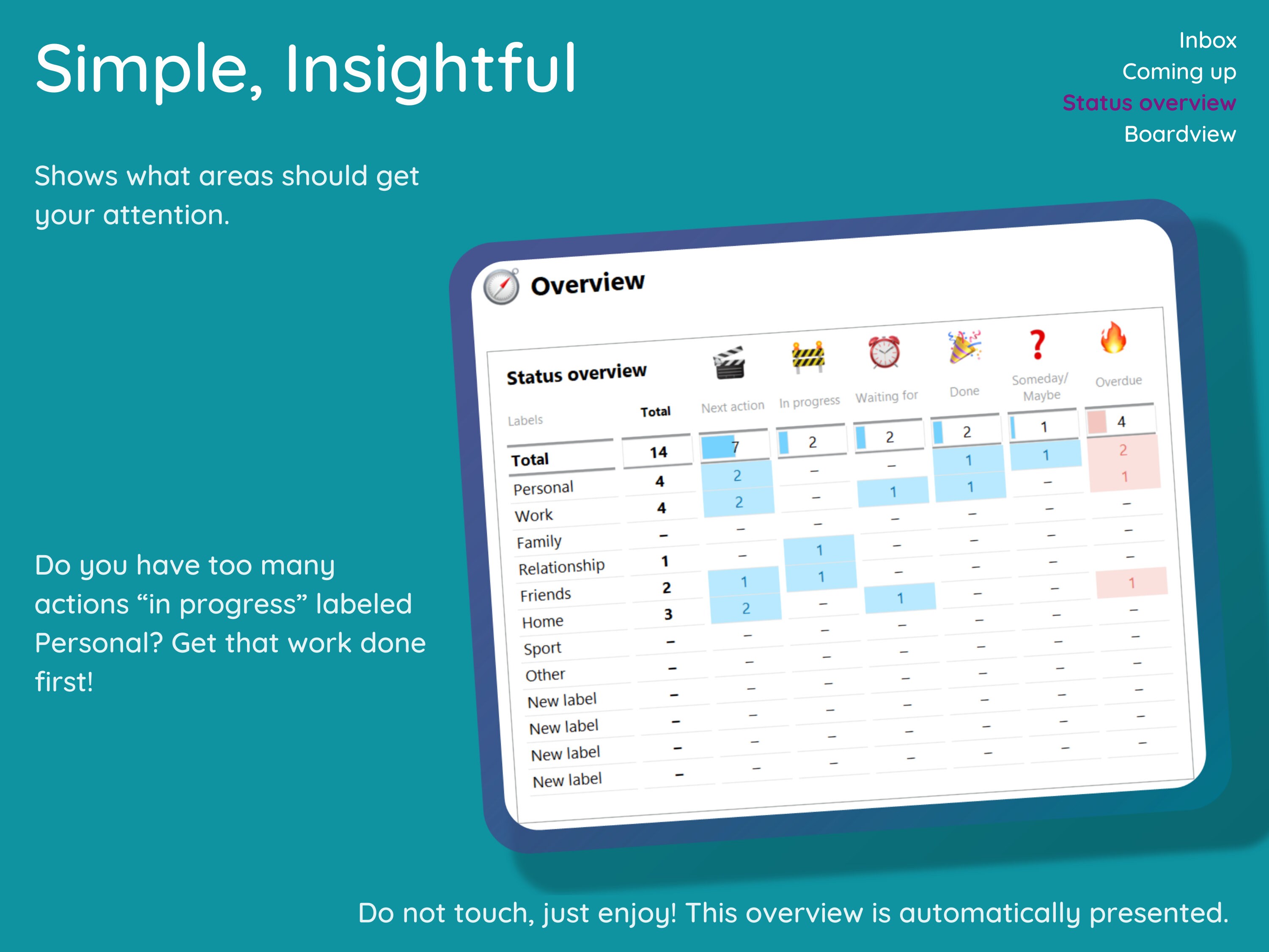 Action List, to Do List, Excel Template, Getting Things Done, Instant ...