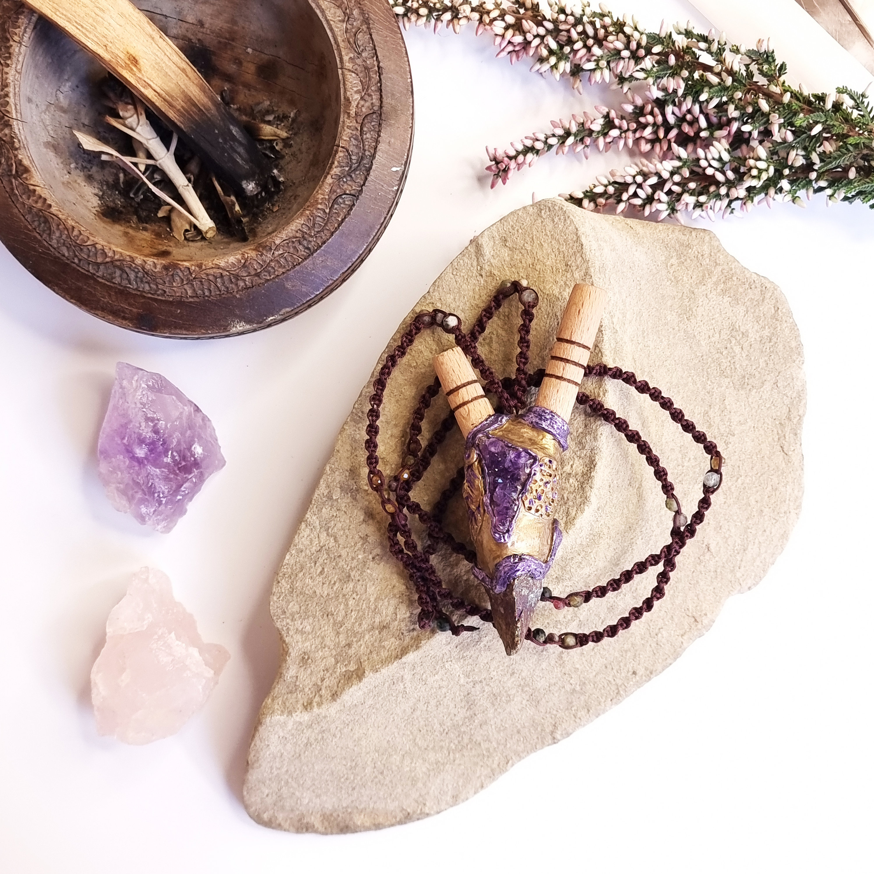 Chalcopyrite Kuripe, Rapé Pipe, Nose Applicator, Shamanic Snuff Pipe ...