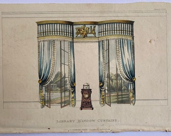 1819 Regency Interior Design Print - Etsy