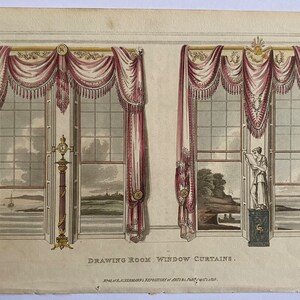 1819 Regency Interior Design Print - Etsy