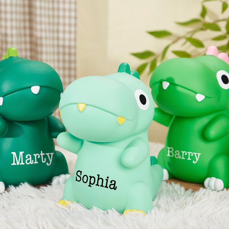 Dinosaur Piggy Bank - Etsy