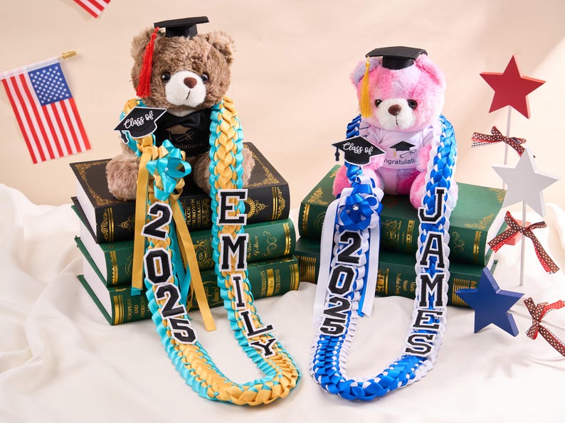 2025 Graduation Lei With Graduation Cap Custom Class of 2025 Graduation ...