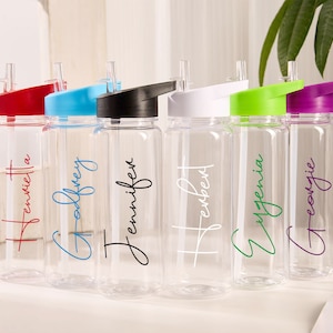 Personalized Water Bottle With Name, Custom Water Bottle for Boys and ...