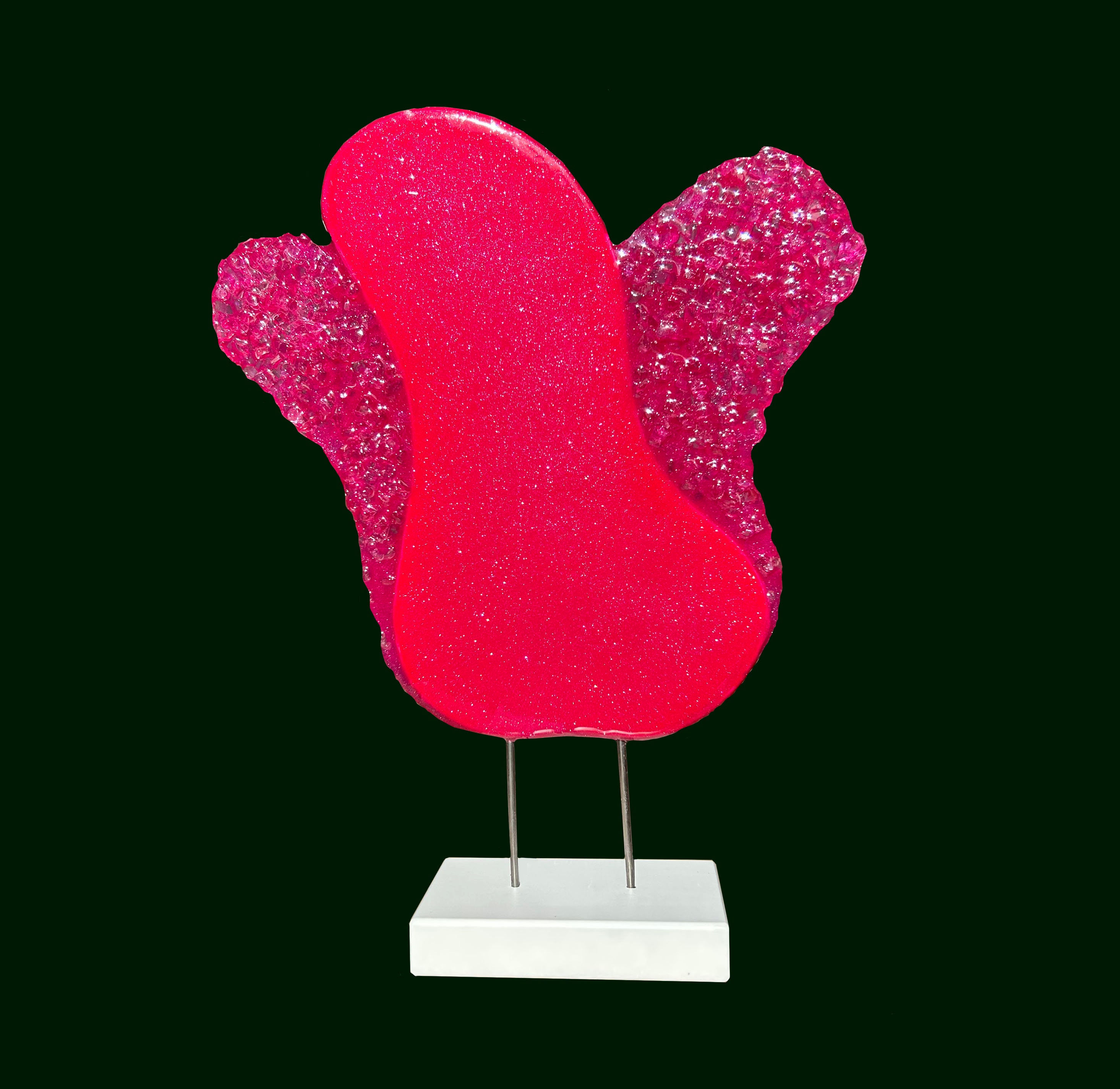 Tulip Sculpture, 3D Glass Sculpture Tulip, Unique Tulip, Transparent ...