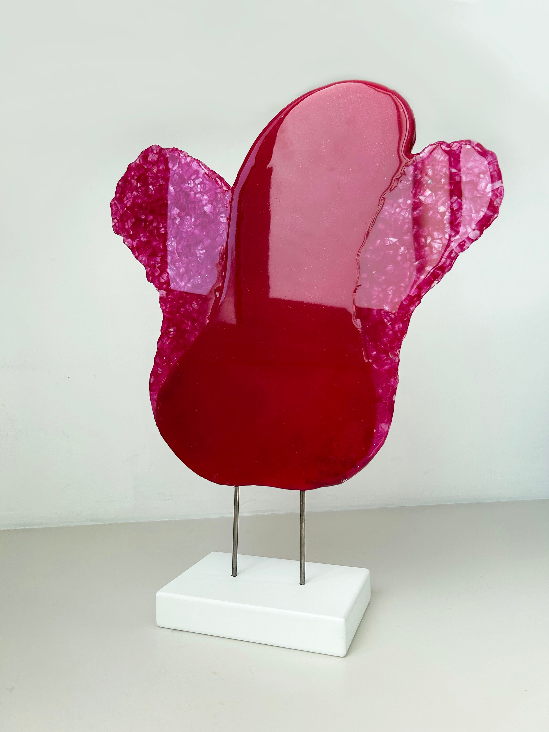 Tulip Sculpture, 3D Glass Sculpture Tulip, Unique Tulip, Transparent ...