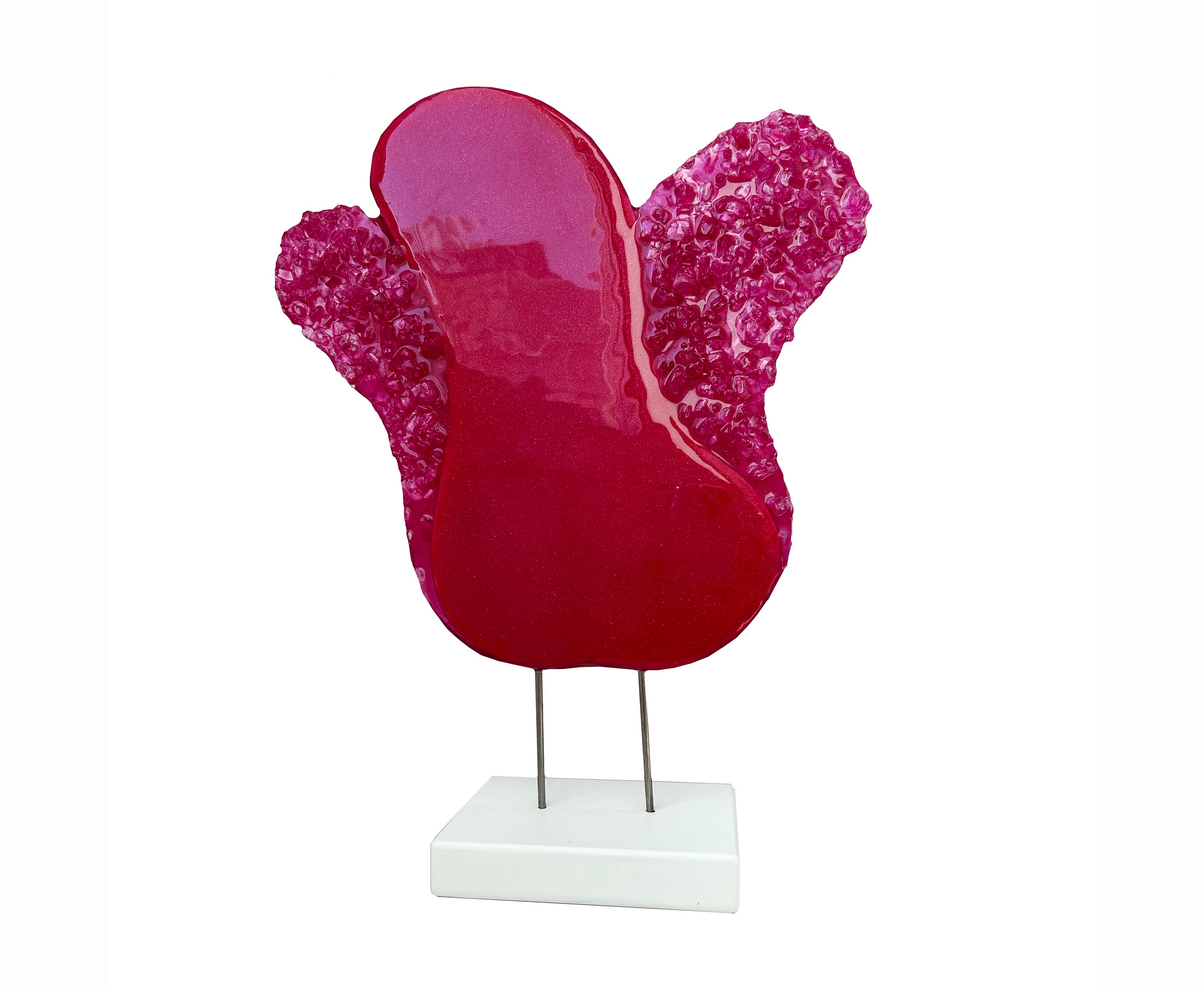 Tulip Sculpture, 3D Glass Sculpture Tulip, Unique Tulip, Transparent ...