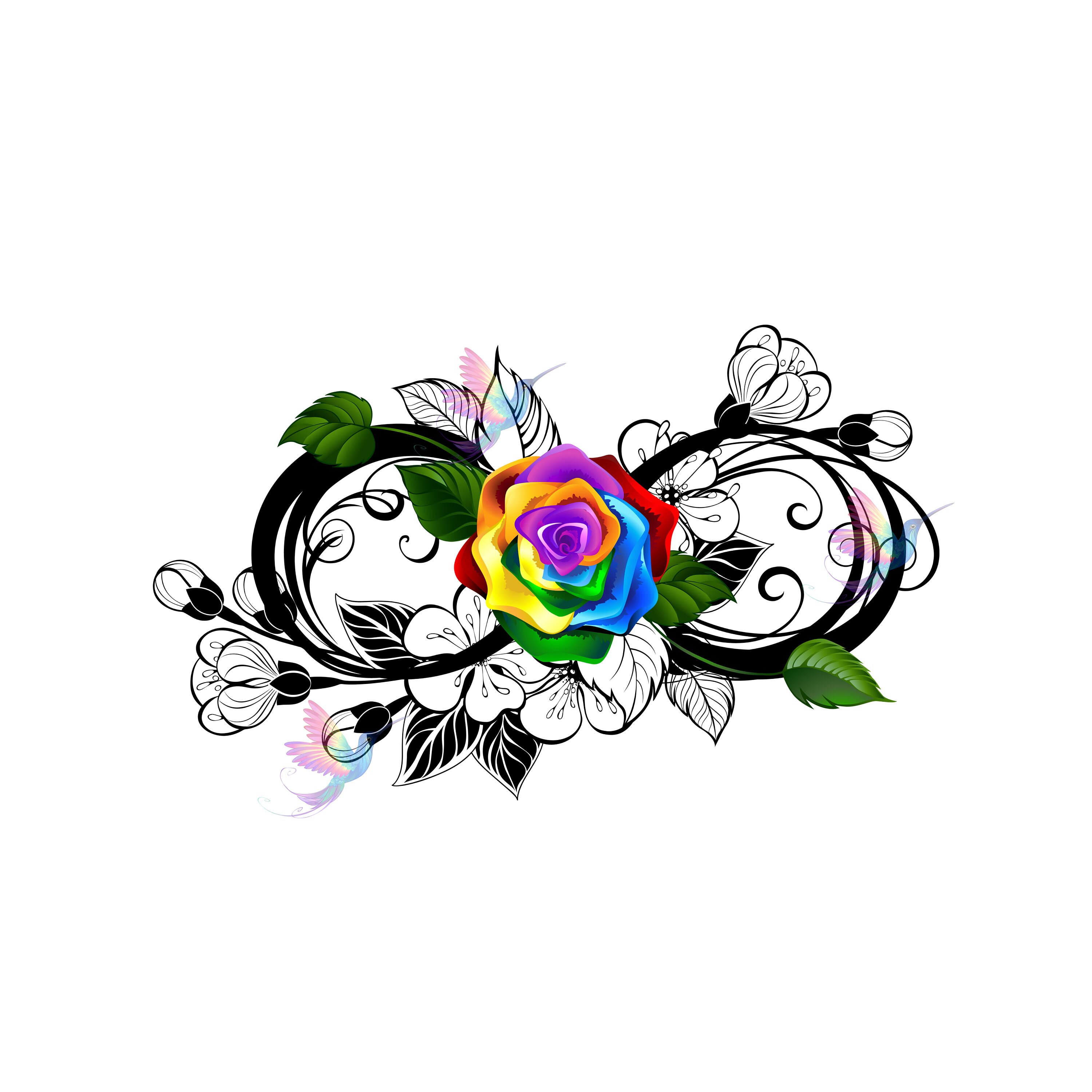 Infinity Rose PNG File/ Sublimation/ Tumbler Wrap/ Iron On/digital File ...