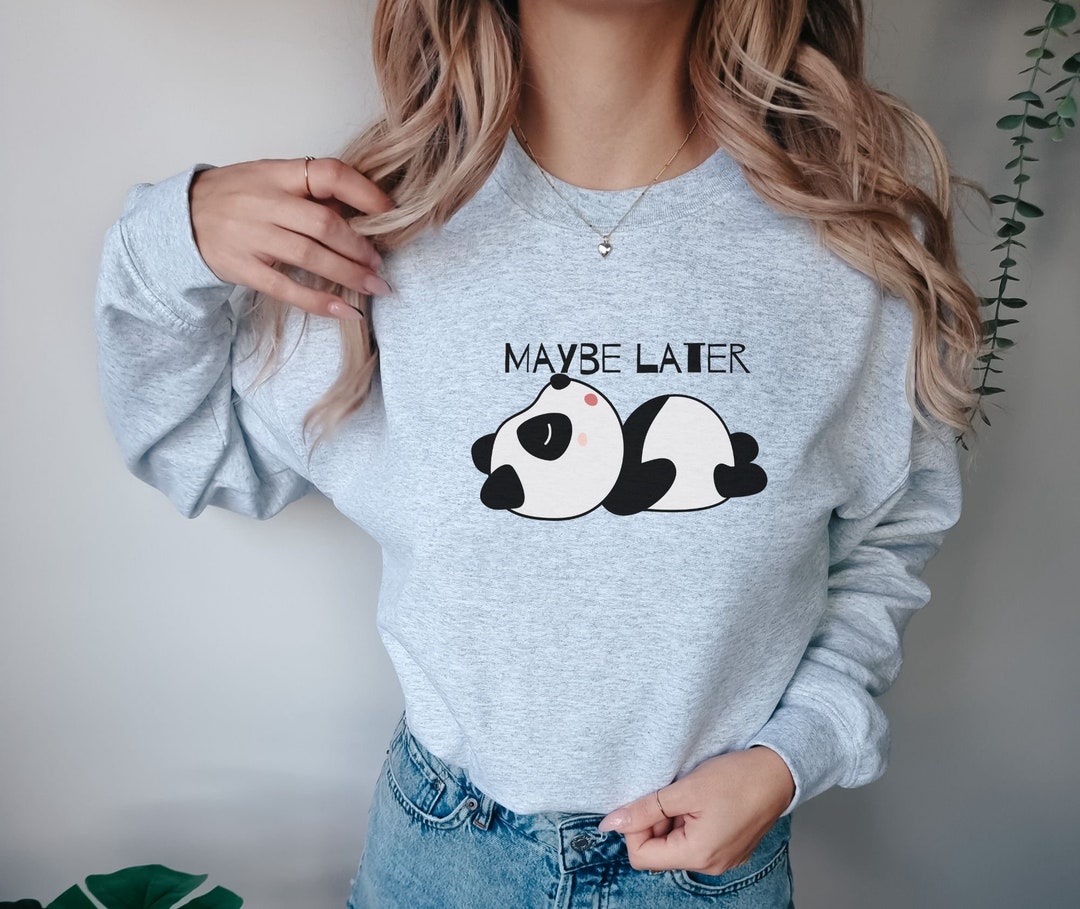 Lazy Panda PNG File/ Panda Shirt Designs/ Cute Panda Quotes/ Digital ...