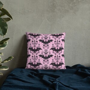 Pastel Goth Bat Cushion - Pink Cushion - Gothic Homeware - Gothic ...