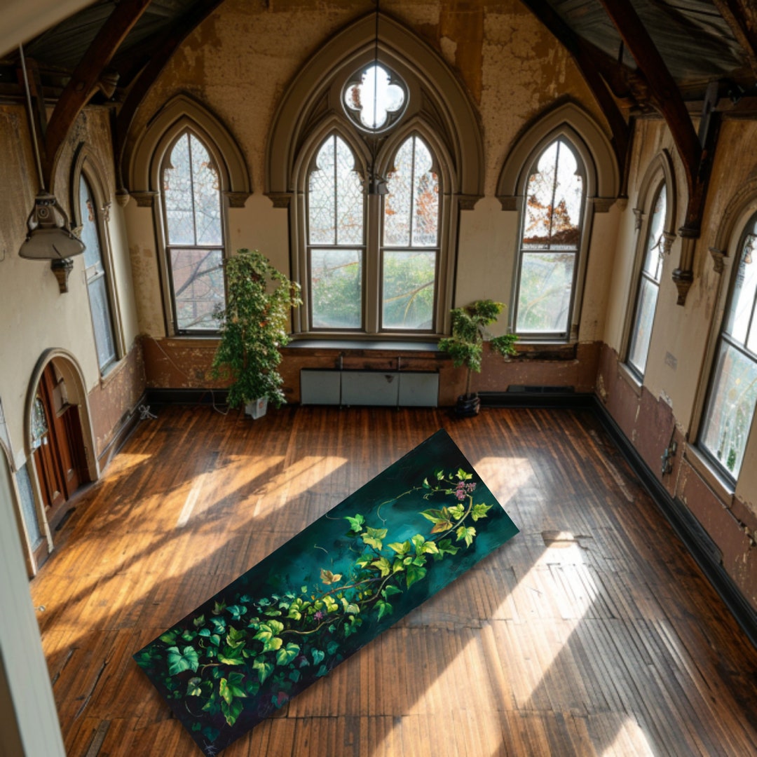 Yoga Mat Yogi Mat Yoga Accessories Gifts for Yogis Poison Ivy Gothic ...