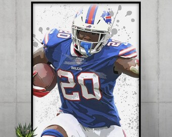 Barry Sanders Poster - Etsy