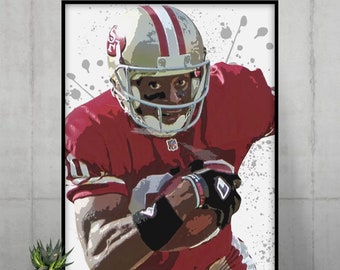 Jerry Rice Canvas - Etsy