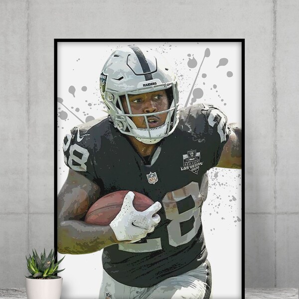 Josh Jacobs Poster - Etsy