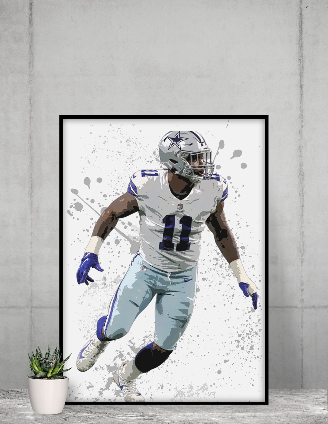 Micah Parsons Poster Print Canvas Wrap Print Wall Art Decor - Etsy