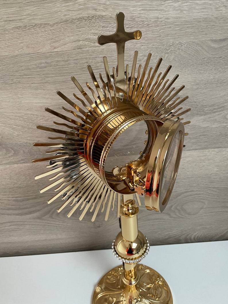 S. XX: Modernist Monstrance ostensorium of the Blessed Sacrament venice ...