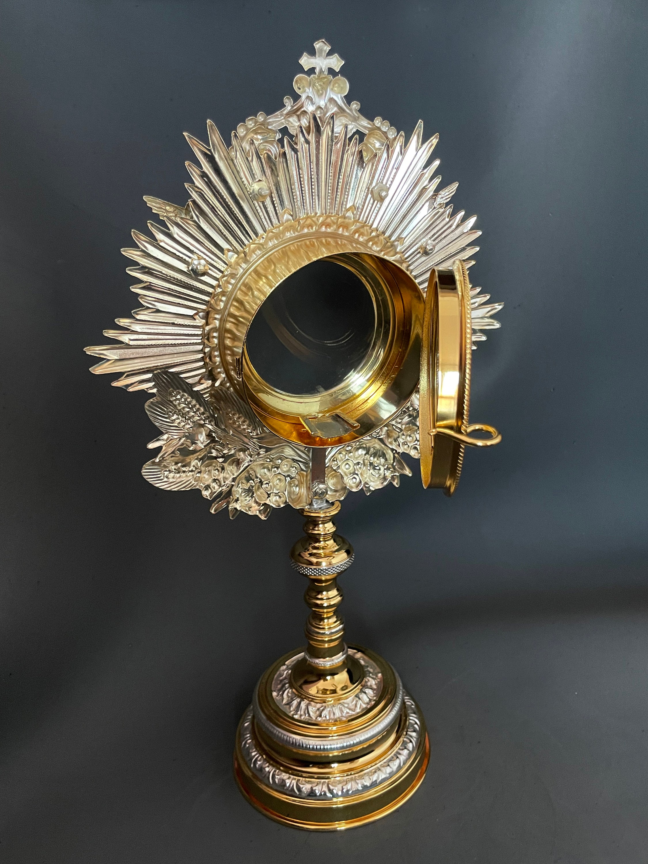 S. XIX: Preciosa Custodia ostensorium Del Santísimo Sacramento C. 1800 C. 1849 nápoles Italia - Etsy