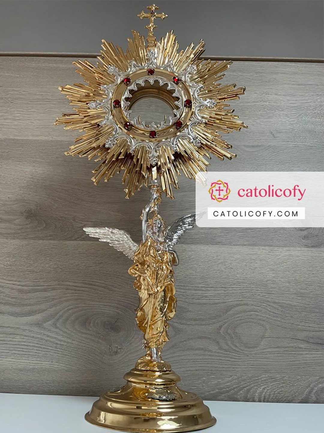 S. XVIII: Monstrance ostensorium of the Blessed Sacrament roma, Italy ...