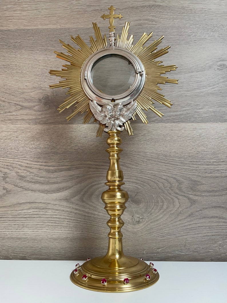 S. XVII: Monstrance ostensorium of the Blessed Sacrament - Etsy