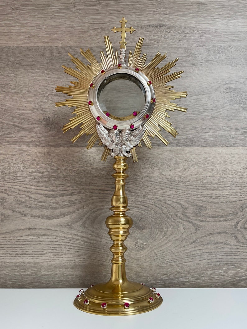 S. XVII: Restored Monstrance (ostensorium) of the Blessed Sacrament - Etsy
